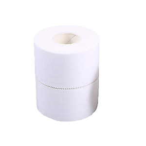 LIOOBO First Aid Sticker 2 Roll Athletic Tape Climbers Breathable Water Resistant Muscle Support Cotton Injury Tape White Gaffers Tape