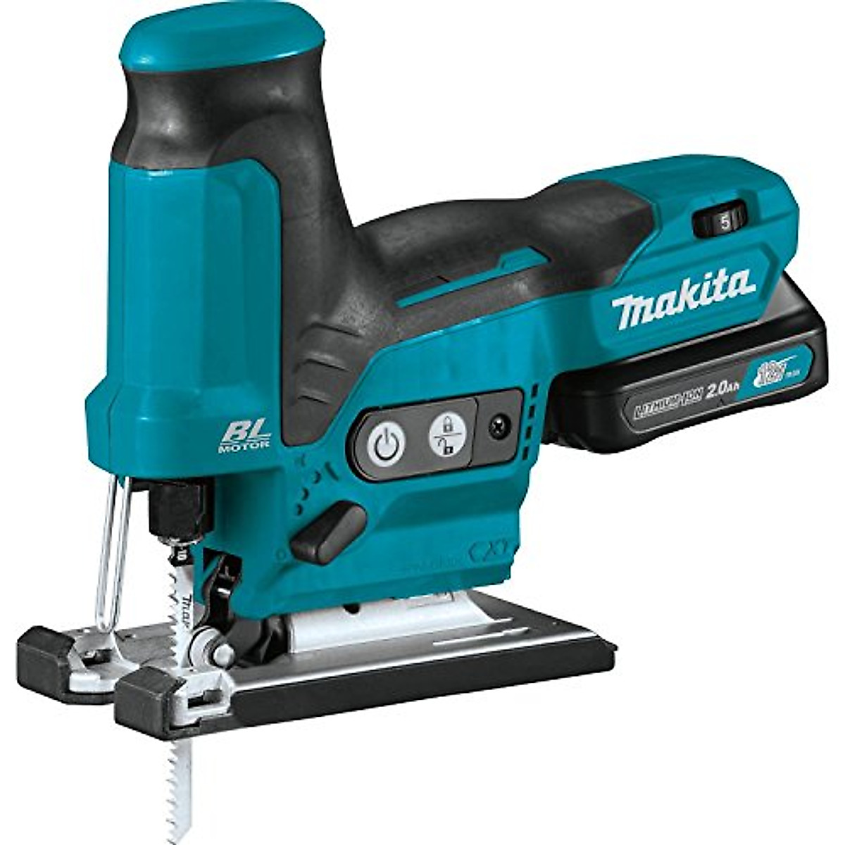 Makita VJ05R1J 2.0Ah 12V max CXT Lithium-Ion Brushless Cordless Barrel Grip Jig Saw Kit