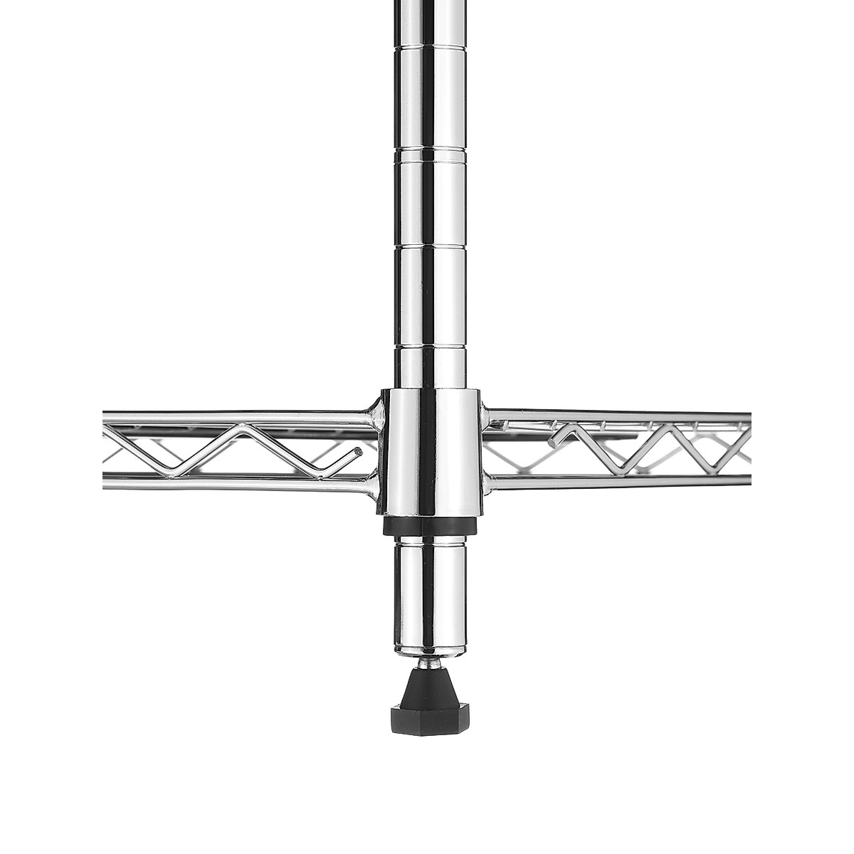 Whitmor Supreme Small 3 Tier Shelving Adjustable Chrome