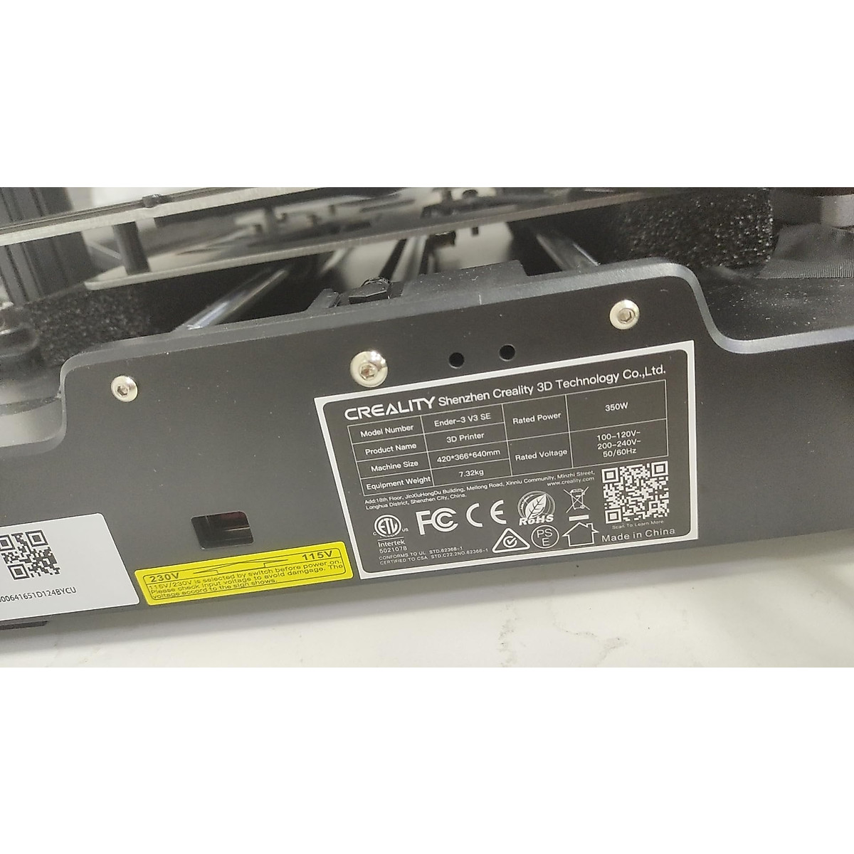 Official Creality Ender-3 V3 SE 3D Printers Max 250mm/s Printing Speed Auto Leveling Capable Sprite Direct Extruder Stable Dual Z-axis Y-axis Dual Linear Shafts