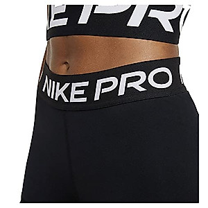Nike Women's Pro 365 3in Shorts, Black/White, S (46)