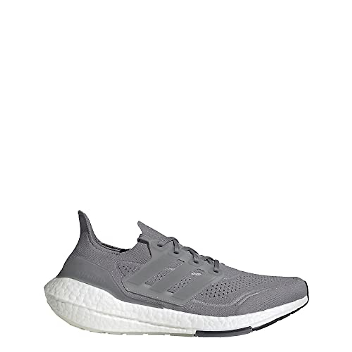adidas Men's Ultraboost-21 Running Shoe, Grey/Grey/Grey, 11