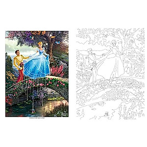 Disney Dreams Collection Thomas Kinkade Studios Coloring Book