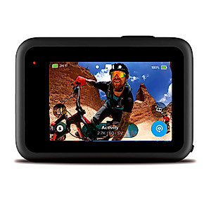 GoPro HERO9 Black - Waterproof Action Camera with Front LCD and Touch Rear Screens, 5K HD Video, 20MP Photos, 1080p Live Streaming, Stabilization + Sandisk 64GB Card and Extra Battery