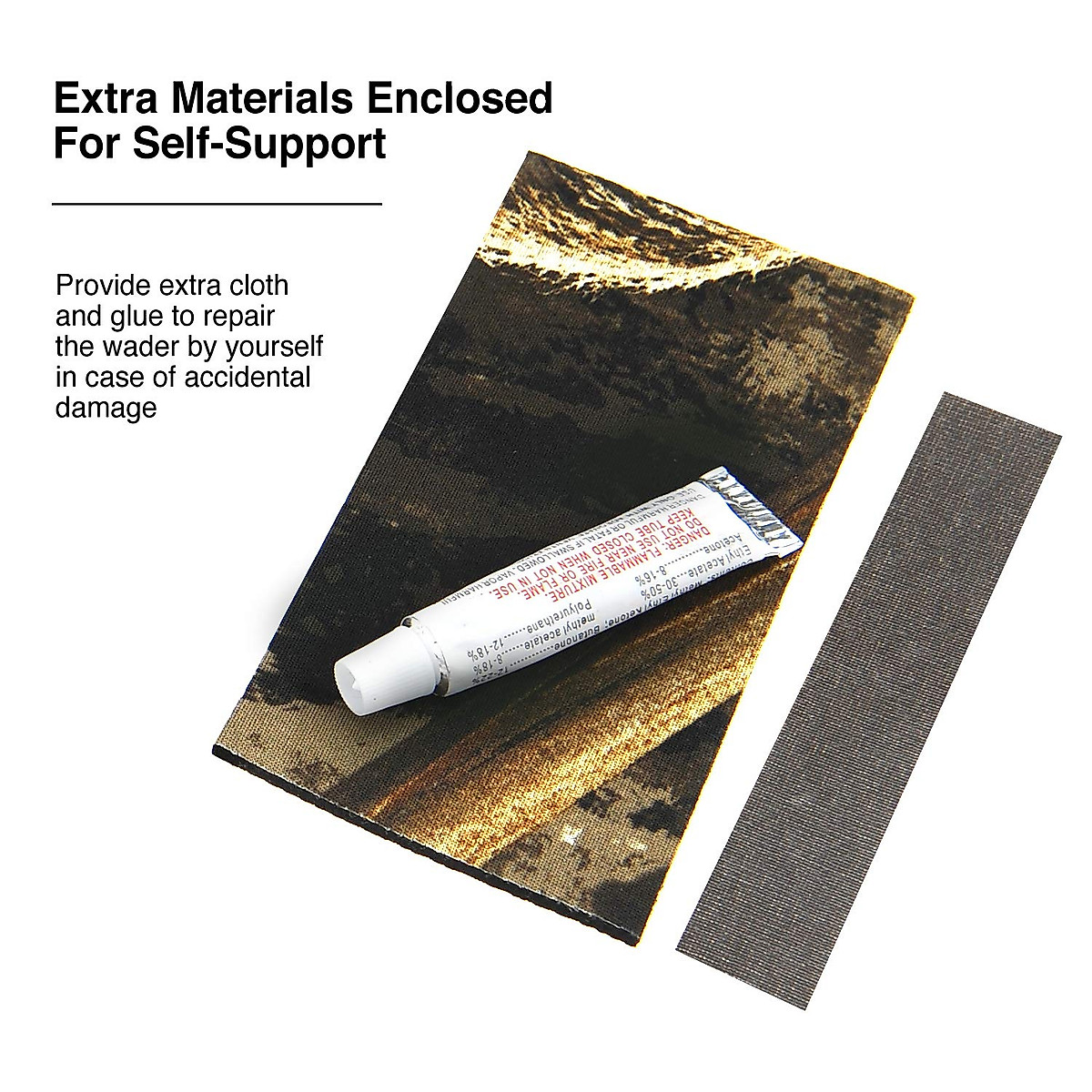 TIDEWE Chest Waders, Hunting Waders for Men Camo with 600G Insulation, Waterproof Cleated Neoprene Bootfoot Wader, Insulated Hunting & Fishing Waders (Size 7)