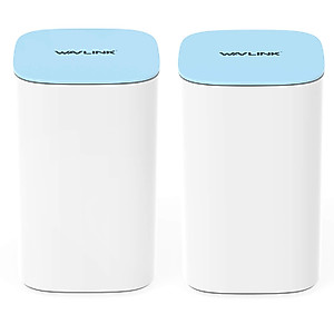 WAVLINK Mesh WiFi System AC3000 Tri-Band with MU-MIMO for Whole Home, Replace WiFi Router/Range Extenders,Covers Up to 5,000sq. ft,3xGigabit Ports, Business Traffic & Network Separation, 2-Pack