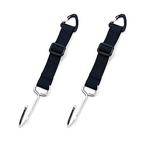 MINGMU 1 Pair Car Backseat Hanger Headrest Hook for Purses Bag Adjustable Holder Hook Vehicle Storage Hook Purse Hook for Bags