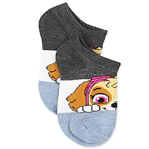 Nick Jr. Boys Girls 6 pack Socks (4-6 (Shoe: 7-10), Paw Patrol Multi)