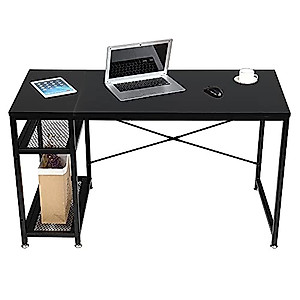 MJWDP Two Colors Computer Desk Computer Table Home Office Table Office Furniture (Color : E)