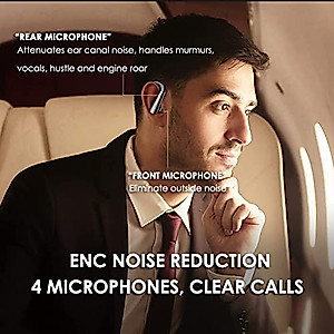 Wireless Earbuds Bluetooth Headphones with Earhooks Waterproof IPX7 Over the Ear Buds Wireless Bluetooth Sports Workout Earbuds with LED Display for Gym Running Exercise Fitness with Microphone