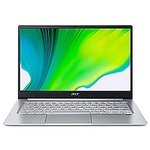Acer Swift 3 Intel Evo Thin & Light Laptop, 14" Full HD, Intel Core i7-1165G7, Iris Xe Graphics, 8GB LPDDR4X, 256GB NVMe SSD, Wi-Fi 6, Fingerprint Reader, Back-lit KB, SF314-59-75QC