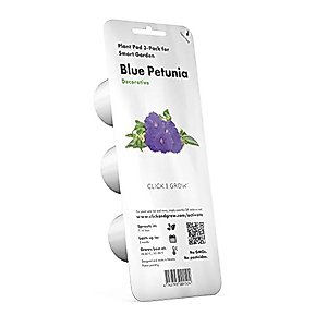 Click and Grow Smart Garden Blue Petunia Plant Pods, 3-Pack
