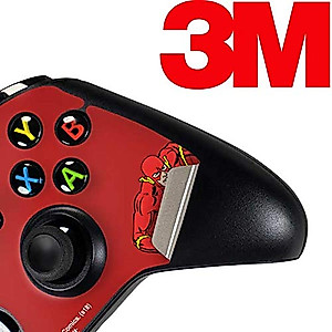 Skinit Decal Gaming Skin Compatible with Xbox One Controller - Officially Licensed Warner Bros Flash Portrait Design