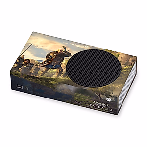 Head Case Designs Officially Licensed Assassin's Creed Female Eivor Raid Leader Valhalla Key Art Matte Vinyl Sticker Gaming Skin Decal Cover Compatible with Xbox Series S Console