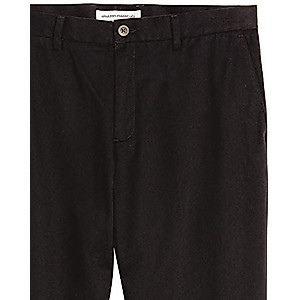 Amazon Essentials Men's Slim-Fit Wrinkle-Resistant Flat-Front Chino Pant, Black, 32W x 30L