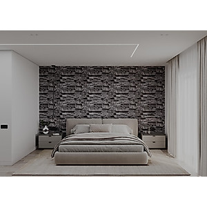 Finecraft Decor 10pcs (53sqft) 3D Wall Panels for Interior Decor: Perfect for Kitchen Backsplash Bathrooms, Living Rooms, Offices