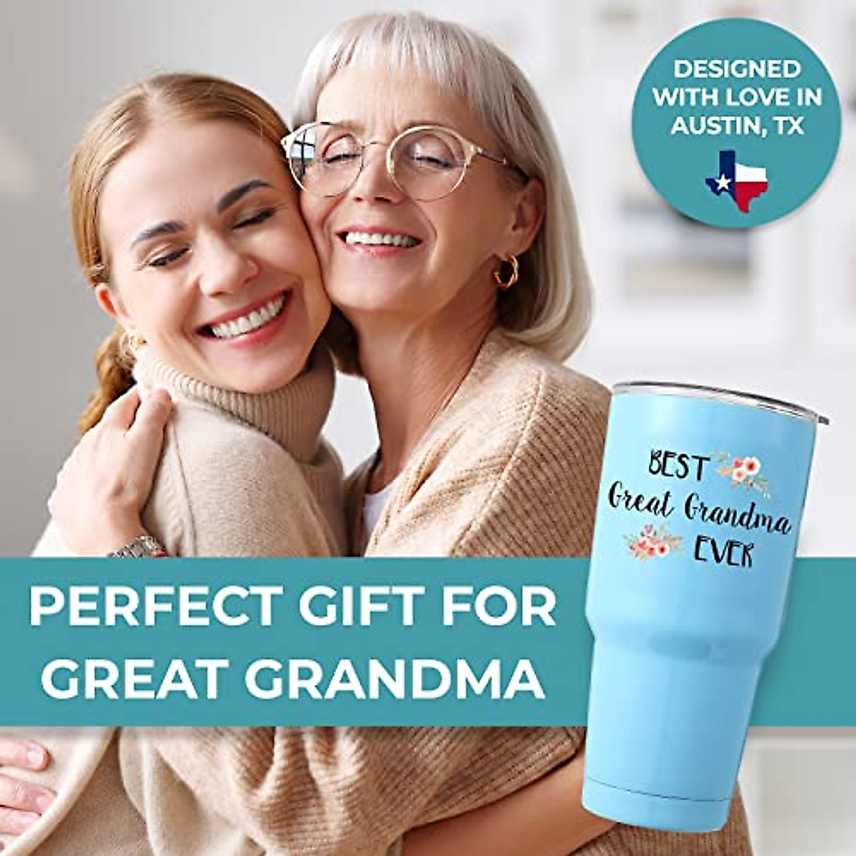 Great Grandma Tumbler 30oz, Best Great Grandma Mugs Coffee, Great Grandma Birthday Gifts For Great Grandma From Grandkids, Mothers Day Gifts For Great Grandma Gifts For Great Grandmother Gifts