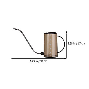 Cabilock Watering Can Flower Watering Pot Watering Jug Plant Watering Tool Plant Potted Kettle Plastic Water Pitcher Watering Pot with Long Spout Steel Pipe Stainless Steel Watering Bottle