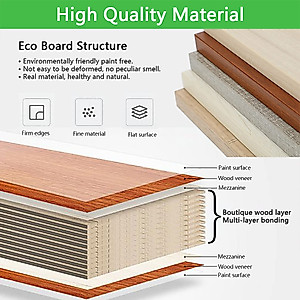 Wooden Step Stools Portable Bedside Bathroom Kitchen Foot Step Stool for Adults Kids Seniors Easy Assemble with Safety Non-Slip Pads (Brown Oak)