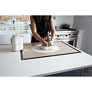 Silpat Roul' Pat Perfect Pastry Jumbo Size Non-Stick Silicone Countertop Workstation Mat, 23" x 31.5", Black, (ADN800585-00)