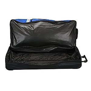 Rockland Drop Bottom Rolling Duffel Bag, Navy, 40-Inch