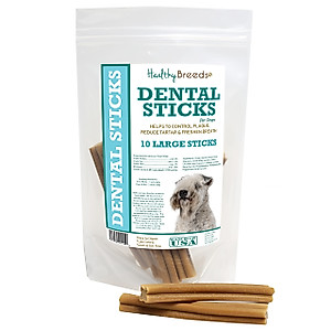 Healthy Breeds Soft Coated Wheaten Terrier Dental Sticks Large 10 Count