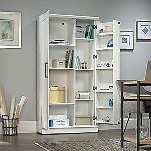 Sauder HomePlus Collection Storage Cabinet, Soft White finish