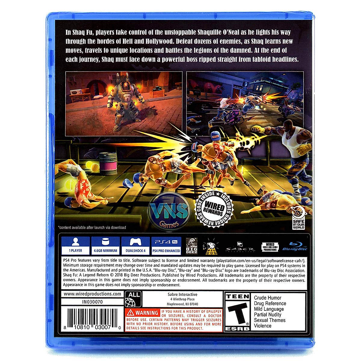 Shaq Fu: A Legend Reborn - PlayStation 4