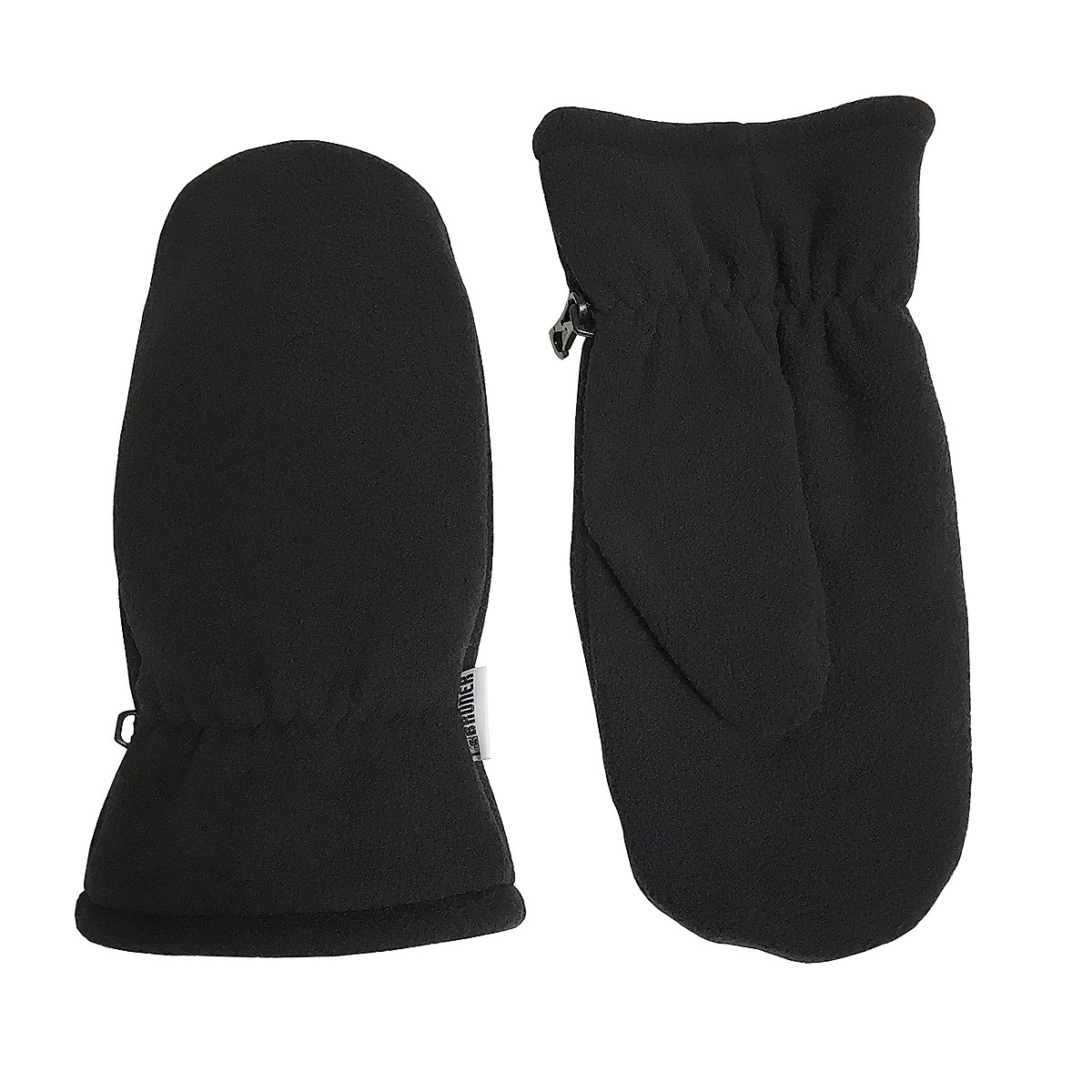 Broner Ladies Fleece Glitten, Mitten with Glove Liner, Black, M/L