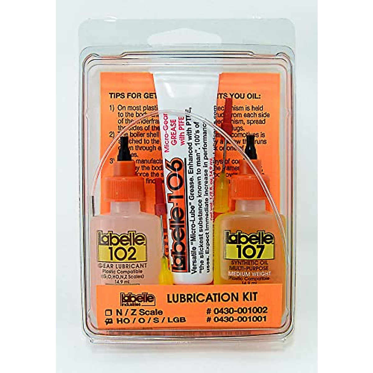 PTFE Lubricant for HO/O Athearn, Atlas, Bachmann, Broadway Limited, Kato, Rivarossi, Con-Cor, Lionel, MTH, Williams, LGB, USA Trains, American Flyer, etc. Lube, Grease, Oil, PTFE.