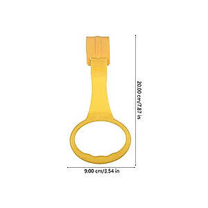 Kisangel Baby Crib Pull Ring Baby Toddler Walking Assistant Pull Up Ring Safety Activity Gym Toys for Baby Toddler Infant Parents Random Color 4pcs