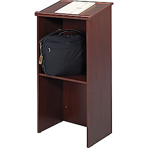 Safco 8915Mh Stand-Up Lectern 23W X 15-3/4D X 46H Mahogany