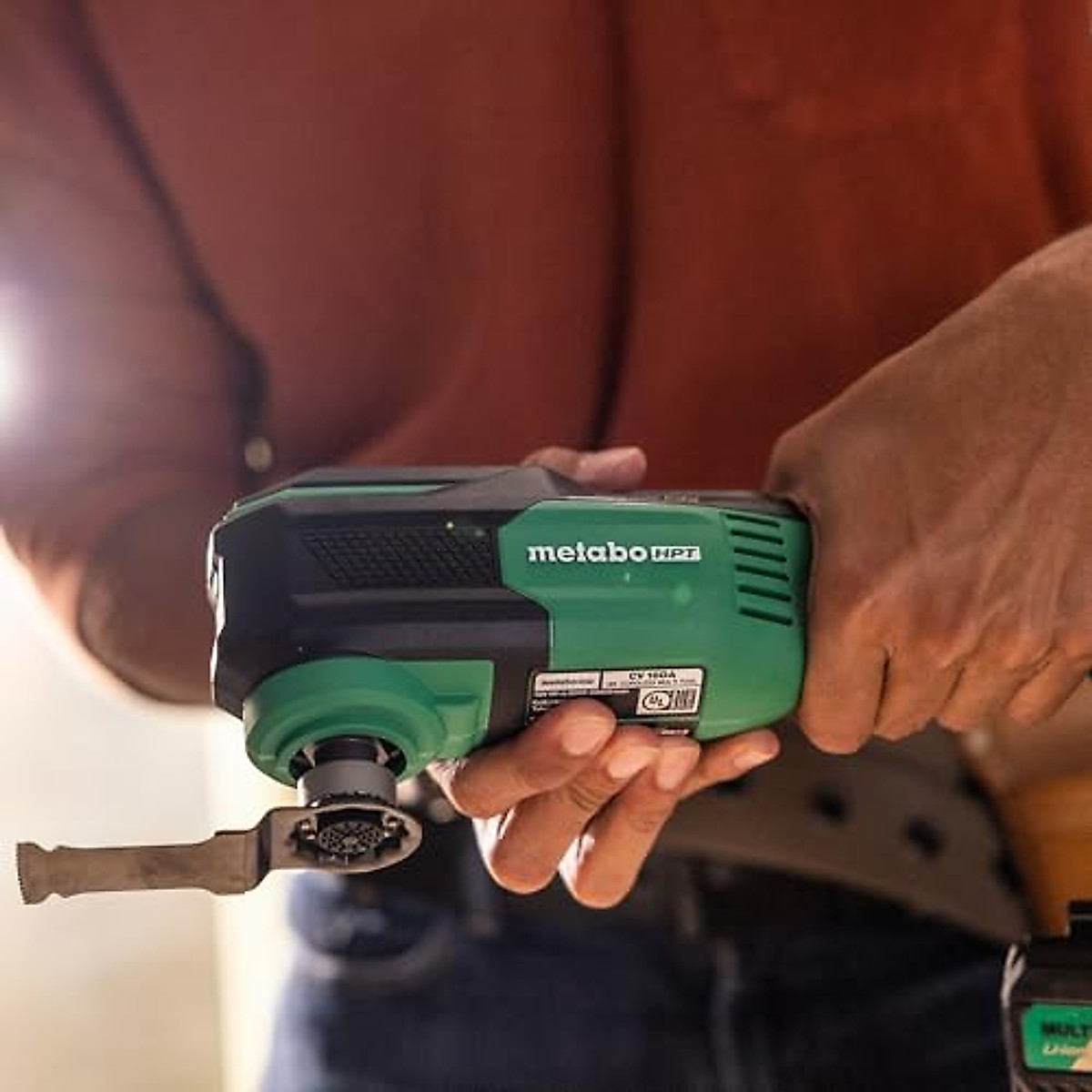 Metabo HPT 18V MultiVolt™ Oscillating Multi-Tool | Tool Only - No Battery | High Speed Cutting | Low Vibration and Noise | Lifetime Tool Warranty | CV18DAQ4