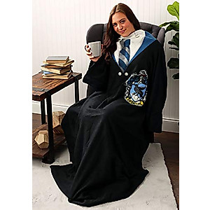 Northwest Comfy Throw Blanket with Sleeves, 48 x 71 Inches, Ravenclaw Rules