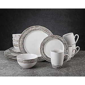 Pfaltzgraff Bryson 16-Piece Dinnerware Set, Service For 4, White