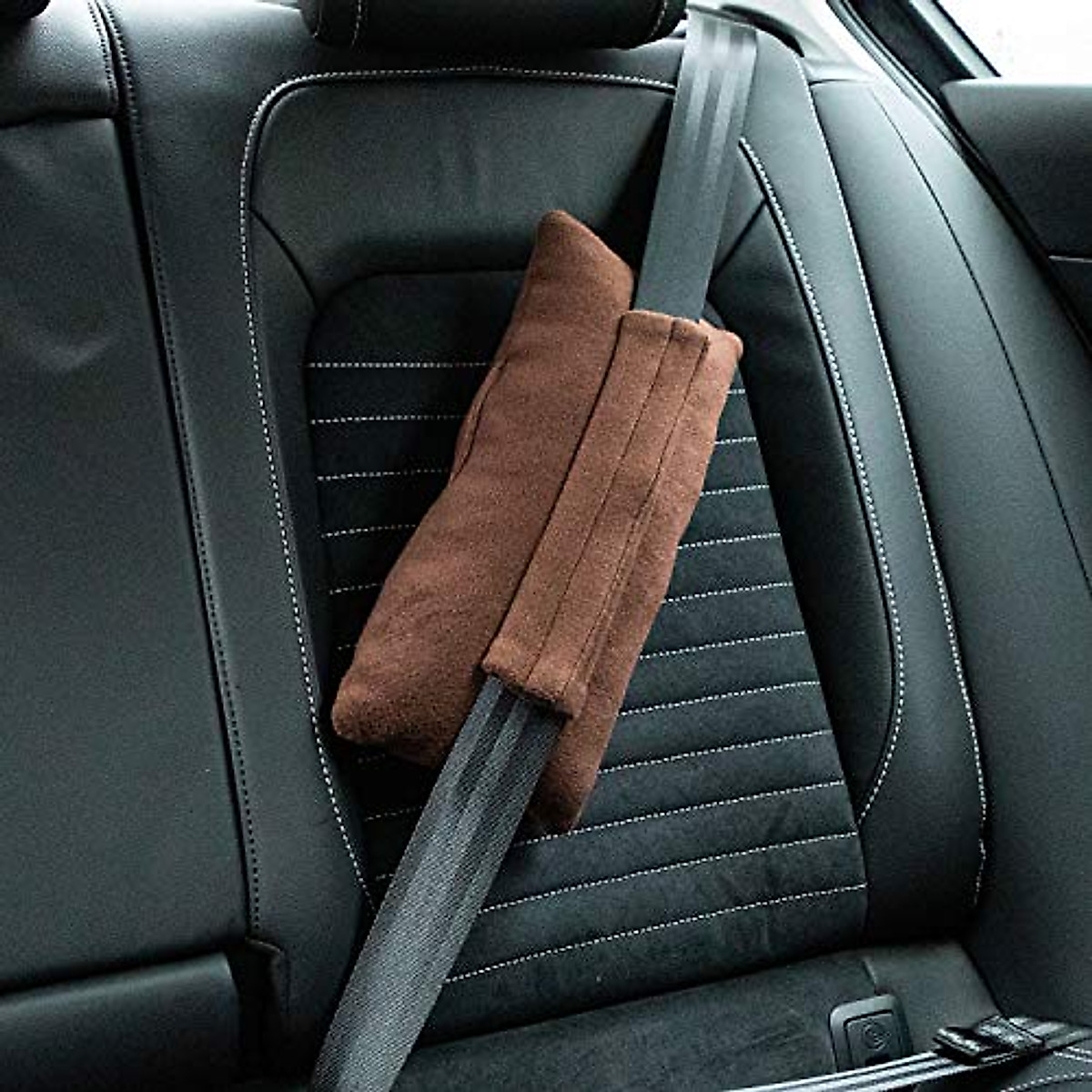 GNEGNI Seat Belt Pillow for Kids, Car Seat Travel Pillow to Protect Head Neck and Shoulder, Patient Care Surgery Recovery Support Cushion Pad, Seat Belt Cushions Pads Protectors for Child Adults