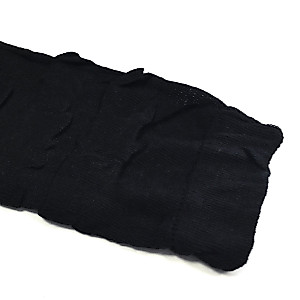 Bowbear Little Girls Layered Ruffles Leg Warmer, Black