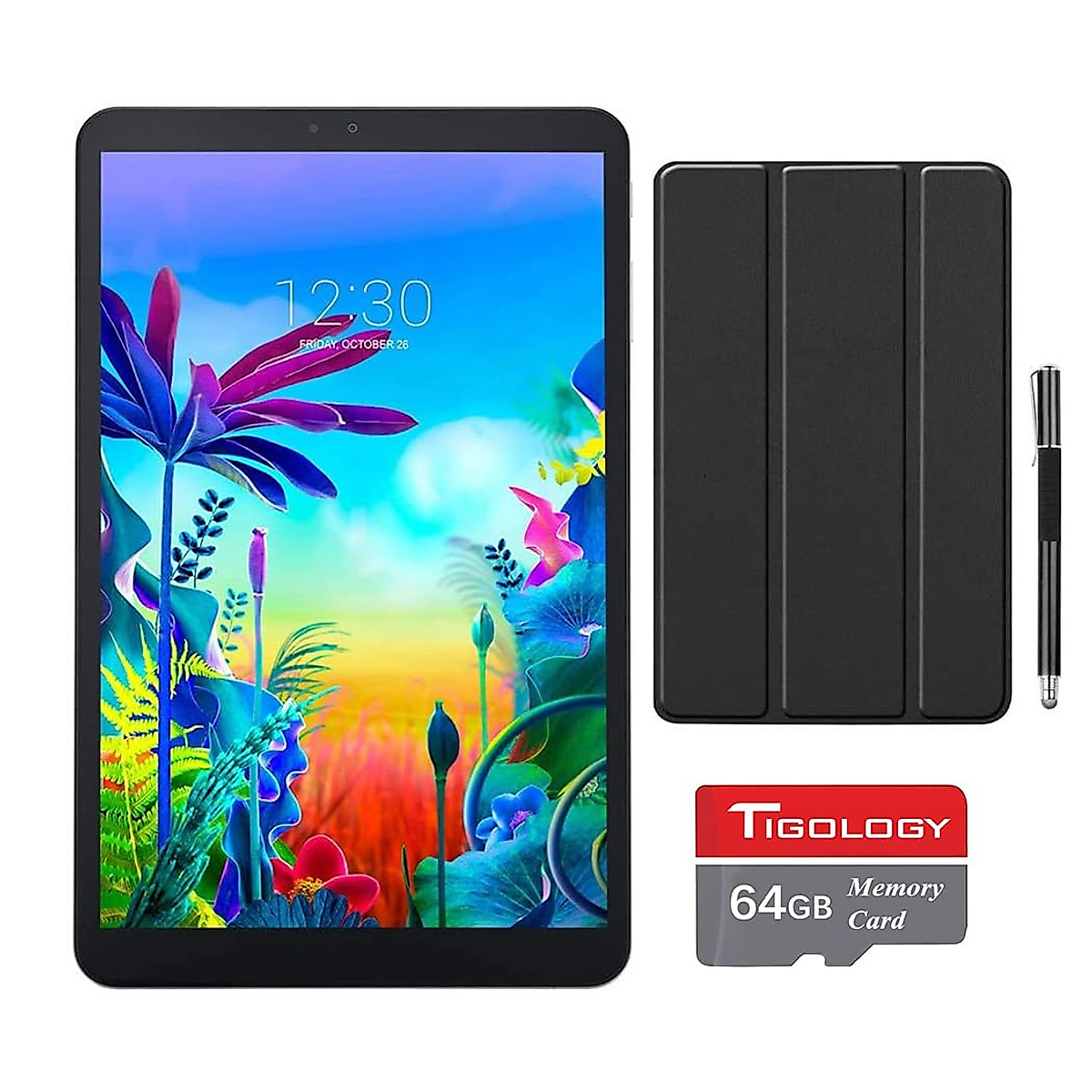 LG G Pad 5 10.1-inch 4GB LTE Unlock Tablet, Qualcomm MSM8996 Snapdragon Processor, Bluetooth, 4GB RAM, 32GB Storage, Fingerprint, Android 9.0 with Accessories