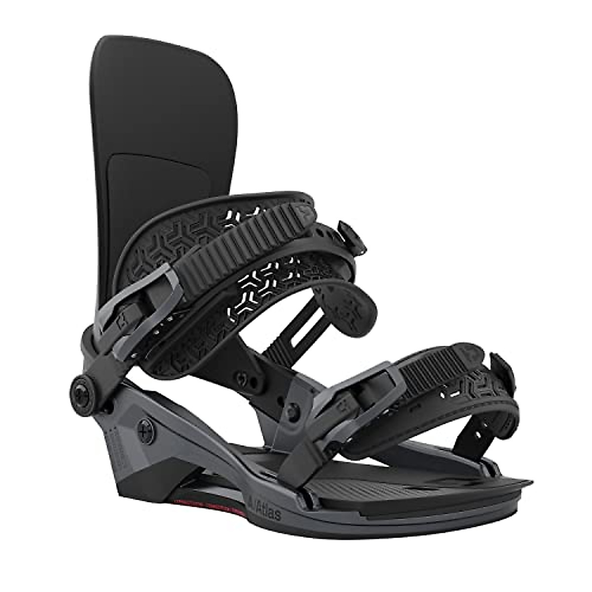 Union Atlas Snowboard Bindings Mens Sz M (8-10) Metallic Grey