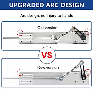 JQDML Reciprocating Cycle Linear Actuator DIY Motor 24V 100rpm High Torque 35lbs Stroke 30mm-150mm Adjustable with Remote Controller Big End Connector Speed Regulator(24v150mm100rpm)