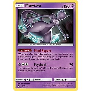 Pokemon - Mewtwo 75/214 - Unbroken Bonds - Rare Card