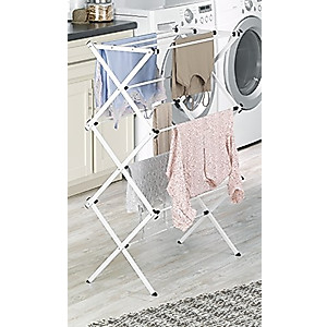 Whitmor Folding Drying Rack, White