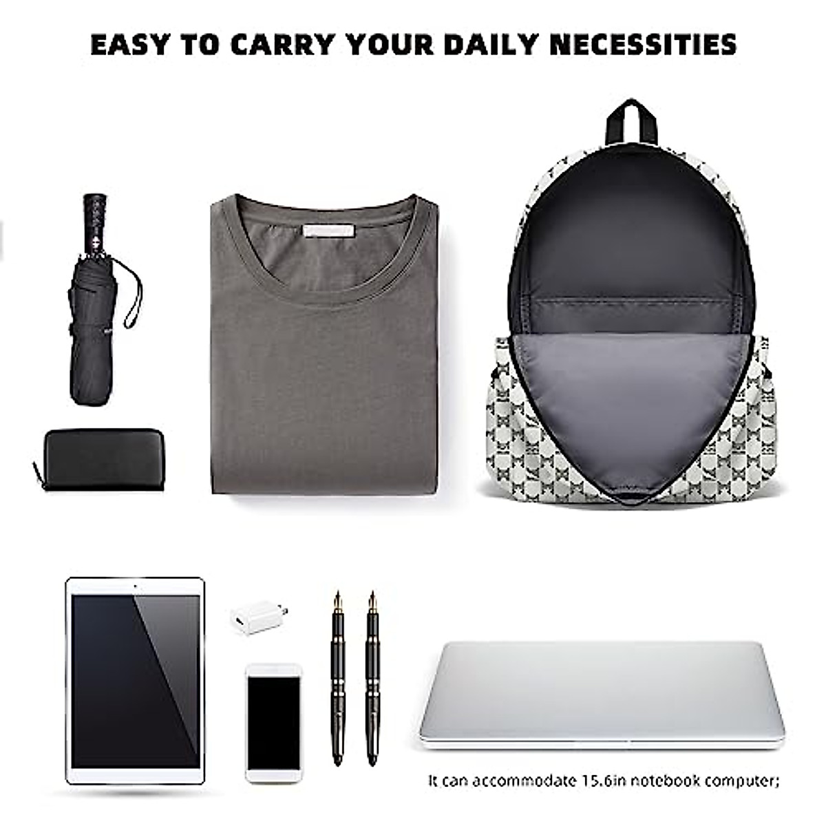 Cats Bacpack 17in Laptop Knapsack Casual Durable Daypack Packsack Rucksack Bags Travel Backpacks for Men Women