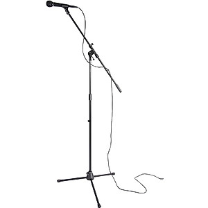 OnStage MS7701B Tripod Microphone Boom Stand