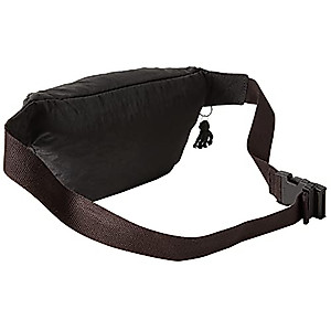 Kipling Women's Women's Yasemina Xl Waistpack, Extra Large Pack, Nylon Crossbody Fanny Waistpack, Black Noir, Extra Large US