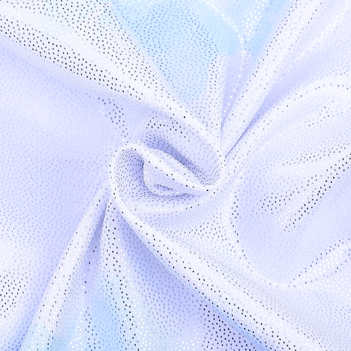 BAOHULU Leotard for Girls Gymnastics Toddler Tank Biketards Shorts Shiny Diamond Purple Kids Dancewear B217_WhiteBlue_130