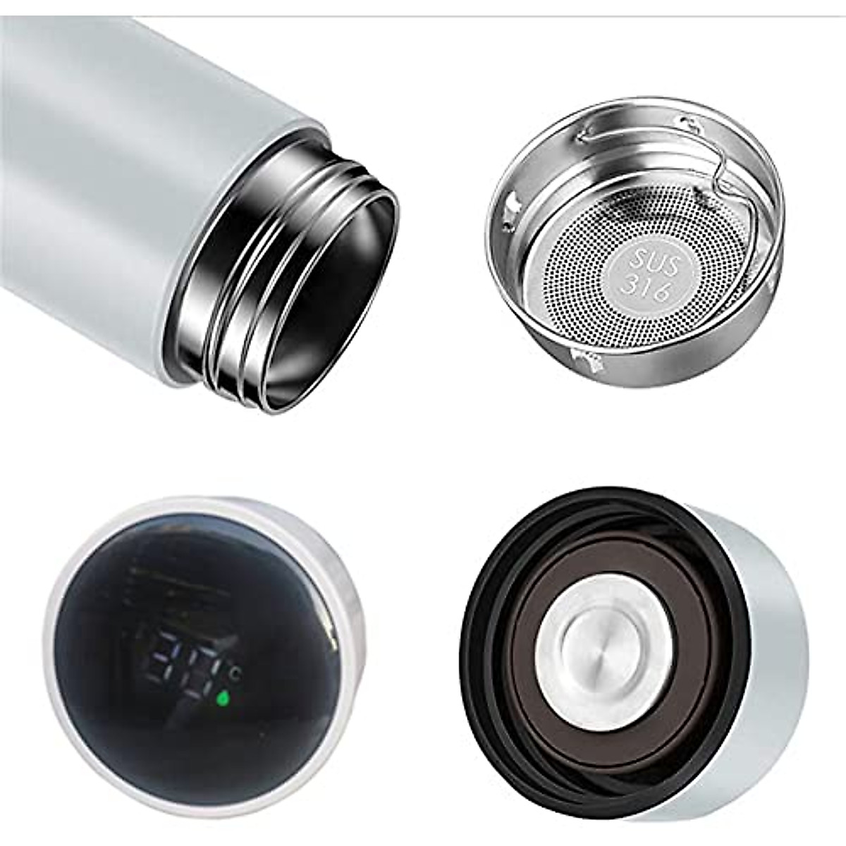 Kaedehara Kazuha Thermos Cup Genshin Impact Insulated Beverage Bottle Campus Style Students Sports Water Bottles