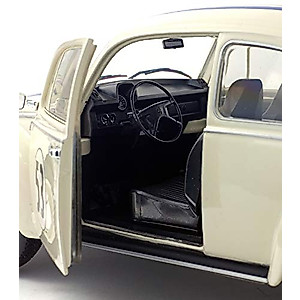 Solido 421184040 1:18 VW Käfer 1973 Volkswagen Beetle 1303 Racer 53" Die-Cast Model, Beige, Scale