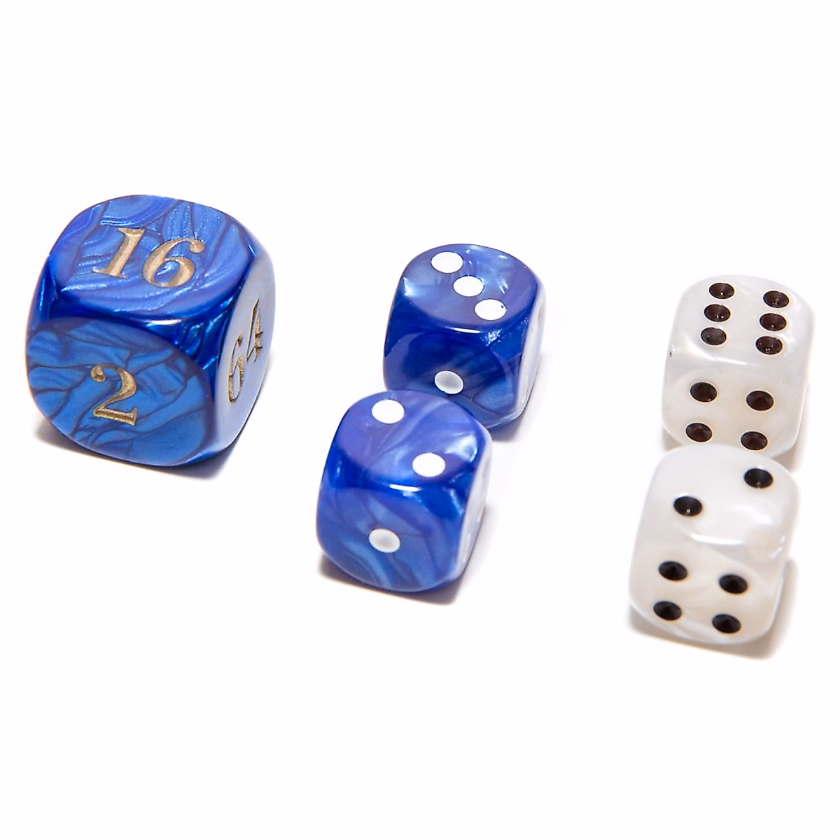 Bello Games Deluxe Marbleized Dice Sets 5/8"