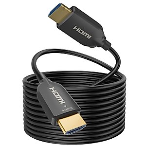SOEYBAE 4K Fiber Optic HDMI Cable 100ft/30m,HDMI Cable 2.0 Supports 4K@60Hz, 18Gbps,4:4:4,ARC, 3D,for TV LCD Laptop PS3 PS4